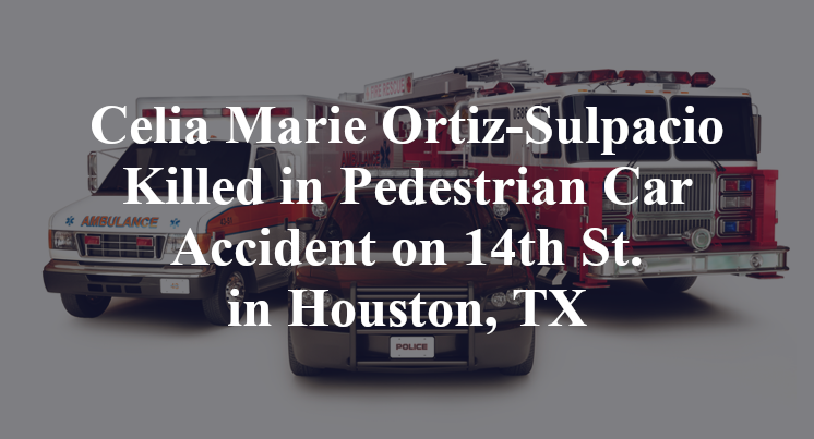Celia Marie Ortiz-Sulpacio Killed in Pedestrian Car Accident on 14th St ...