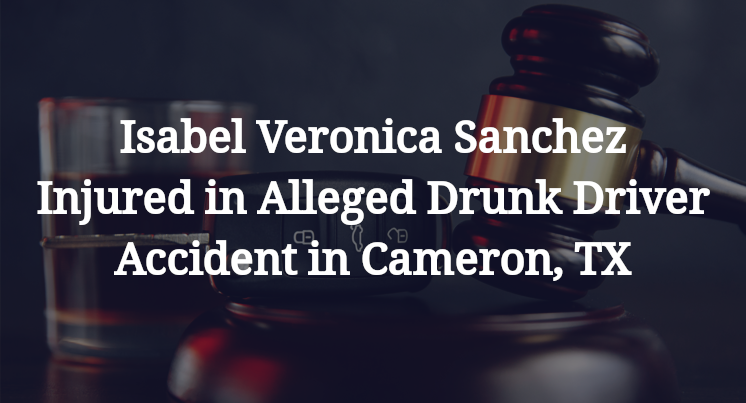 Isabel Veronica Sanchez Injured in Alleged Drunk Driver Accident in ...