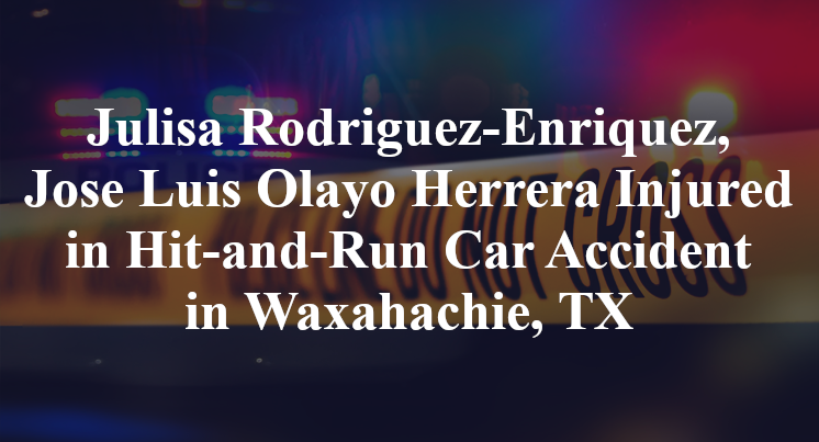 Julisa Rodriguez-Enriquez, Jose Luis Olayo Herrera Injured in Hit-and ...
