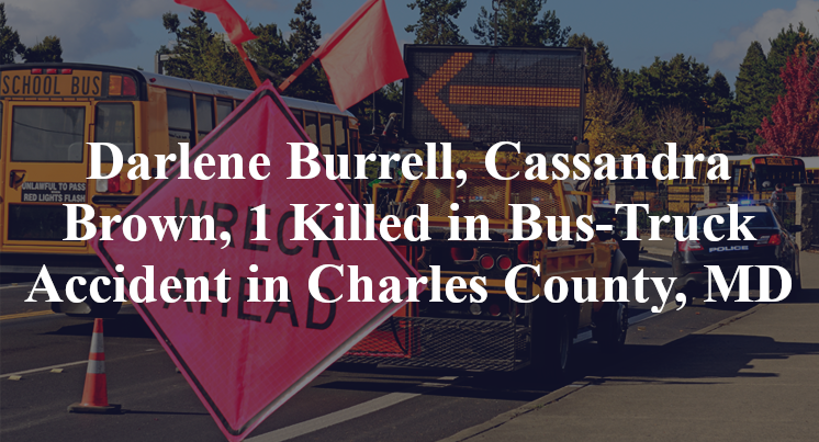 Darlene Burrell, Cassandra Brown, 1 Killed in Bus-Truck Accident in ...