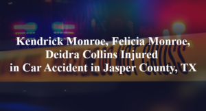 Kendrick Monroe, Felicia Monroe, Deidra Collins Injured in Car Accident ...
